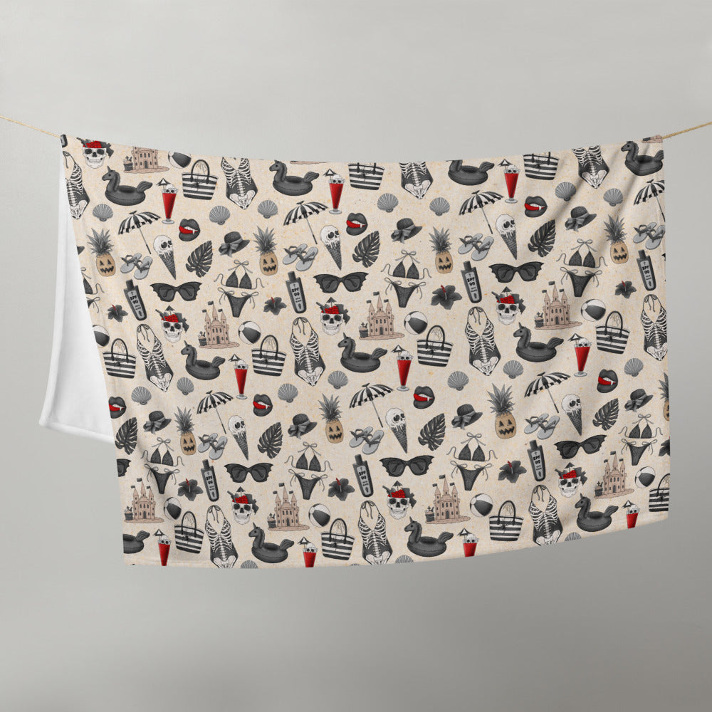 Vamp Summer Throw Blanket – Book Beau