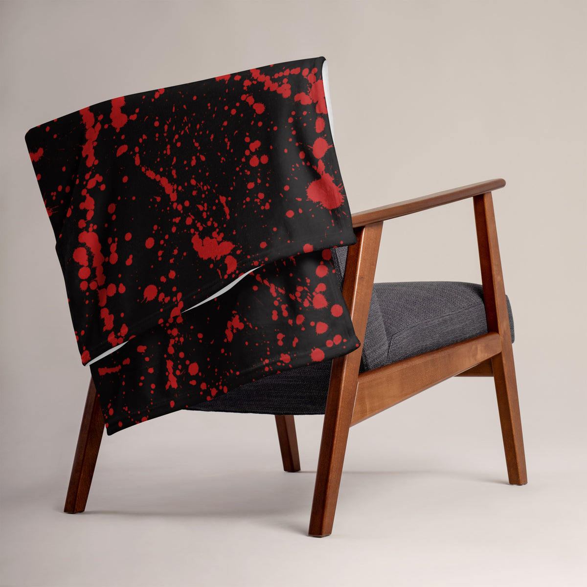 Blood Splatter Throw Blanket – Book Beau